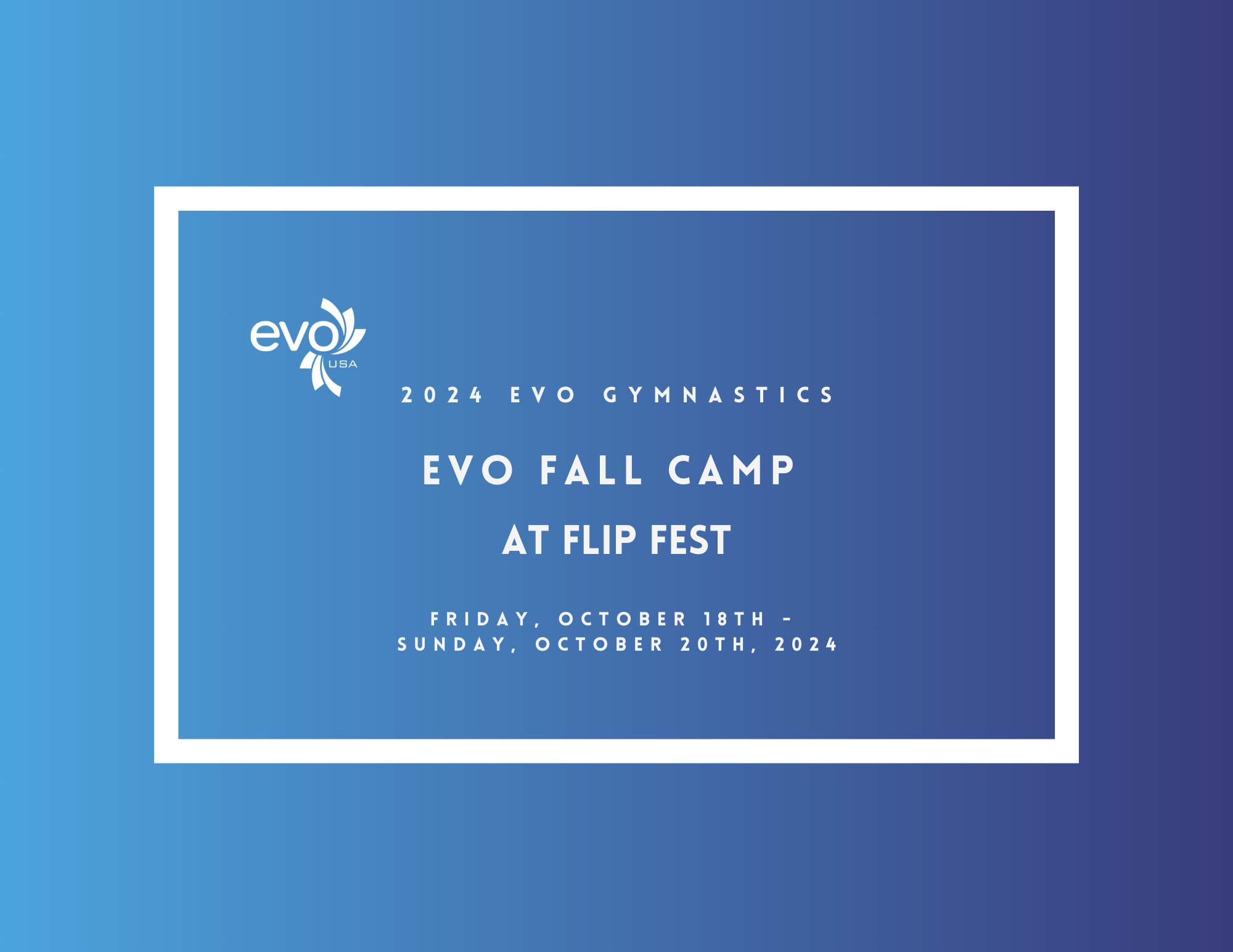 Team Camps — EVO Gymnastics