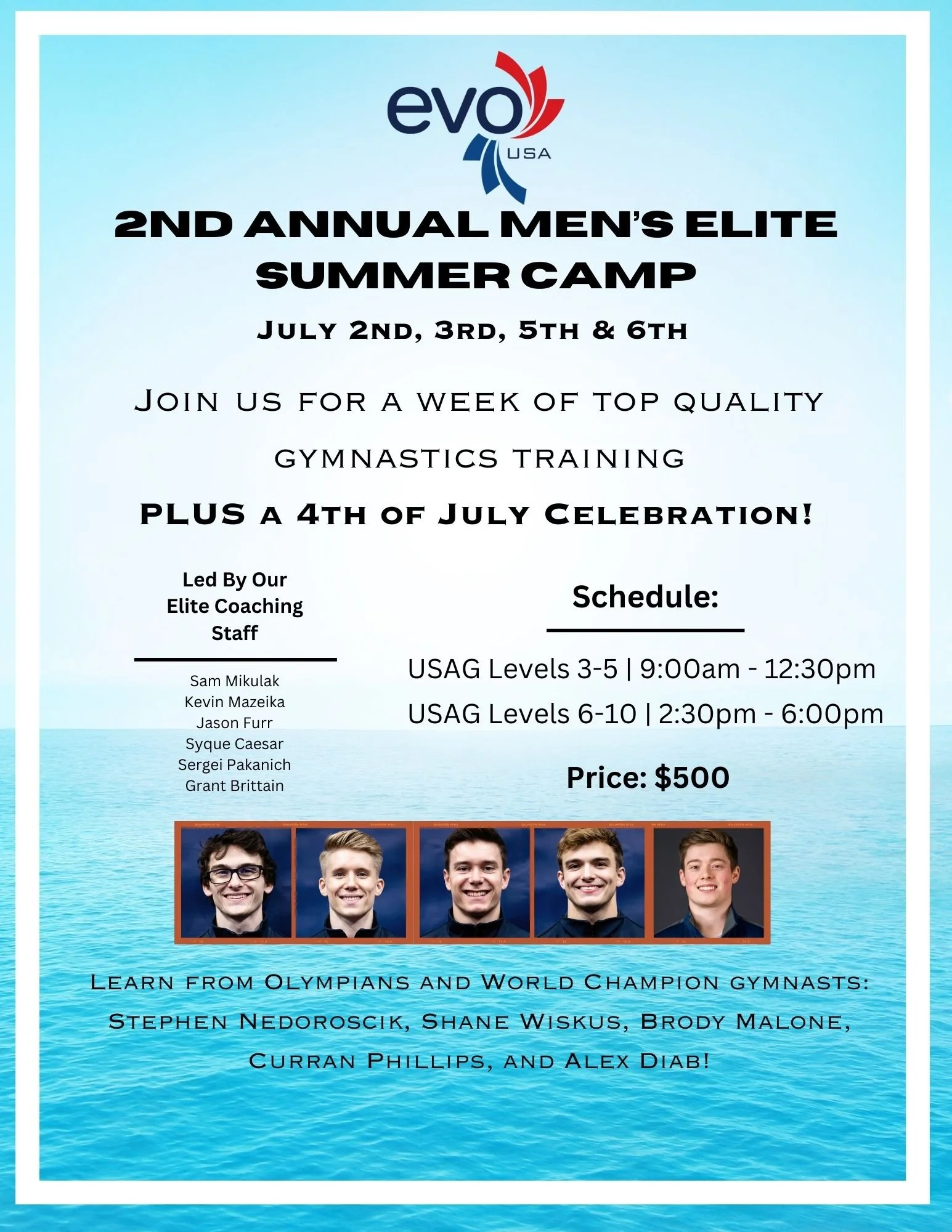 Team Camps — EVO Gymnastics