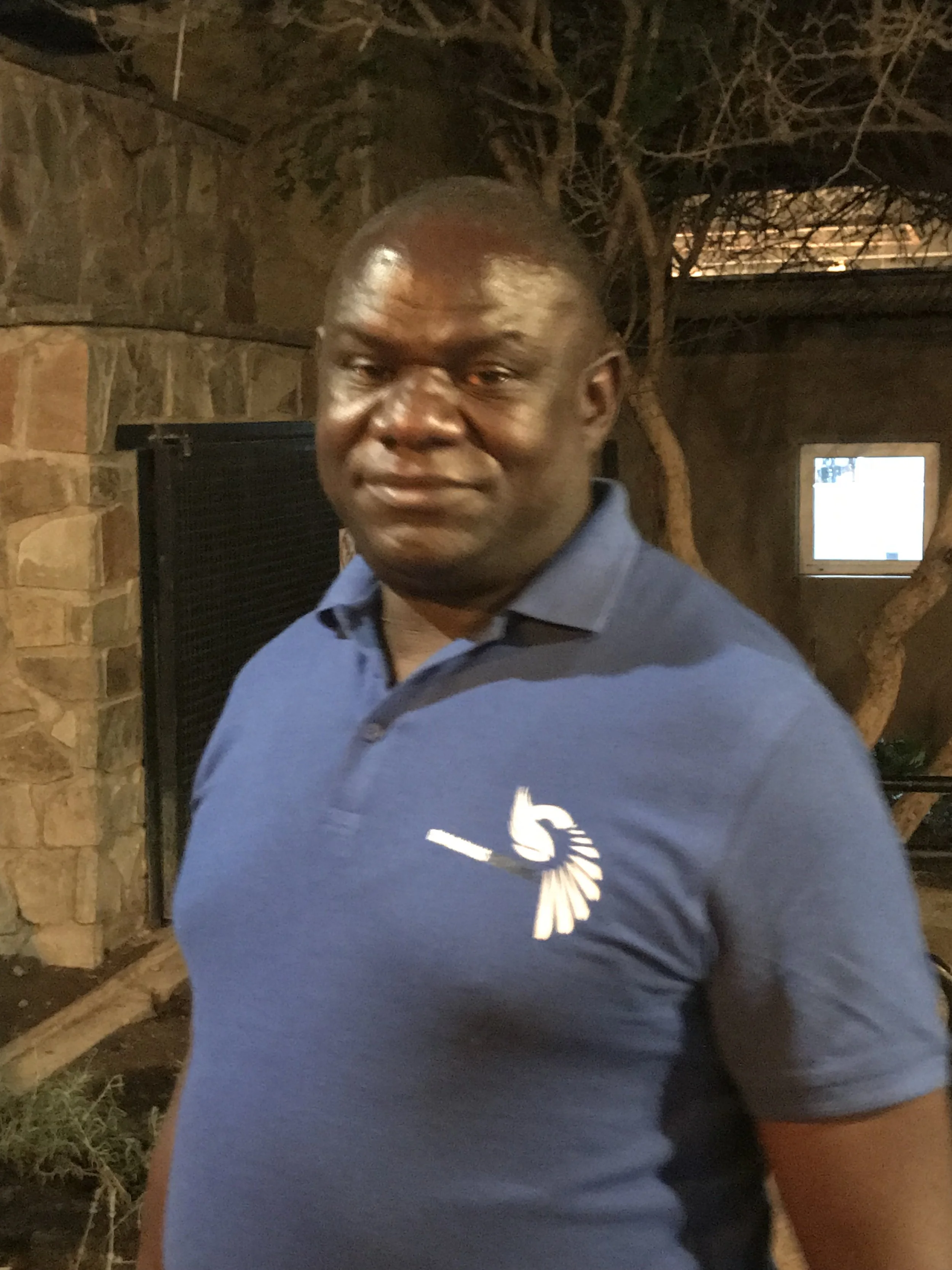 Ricky Umba, Leader of the refugee camp in Osire, Namibia — MELANOTION