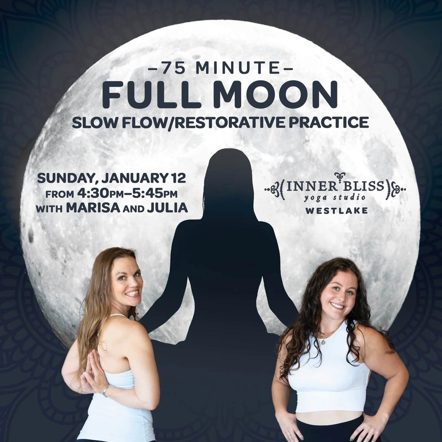 Full Moon 75-minute Slow Flow/Restorative Practice — Inner Bliss Yoga ...