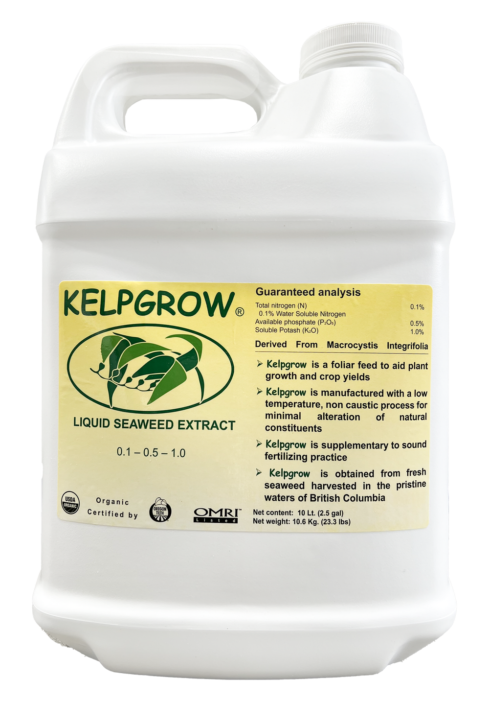 KELPGROW® Organic Liquid Seaweed Extract | CultivAce Products