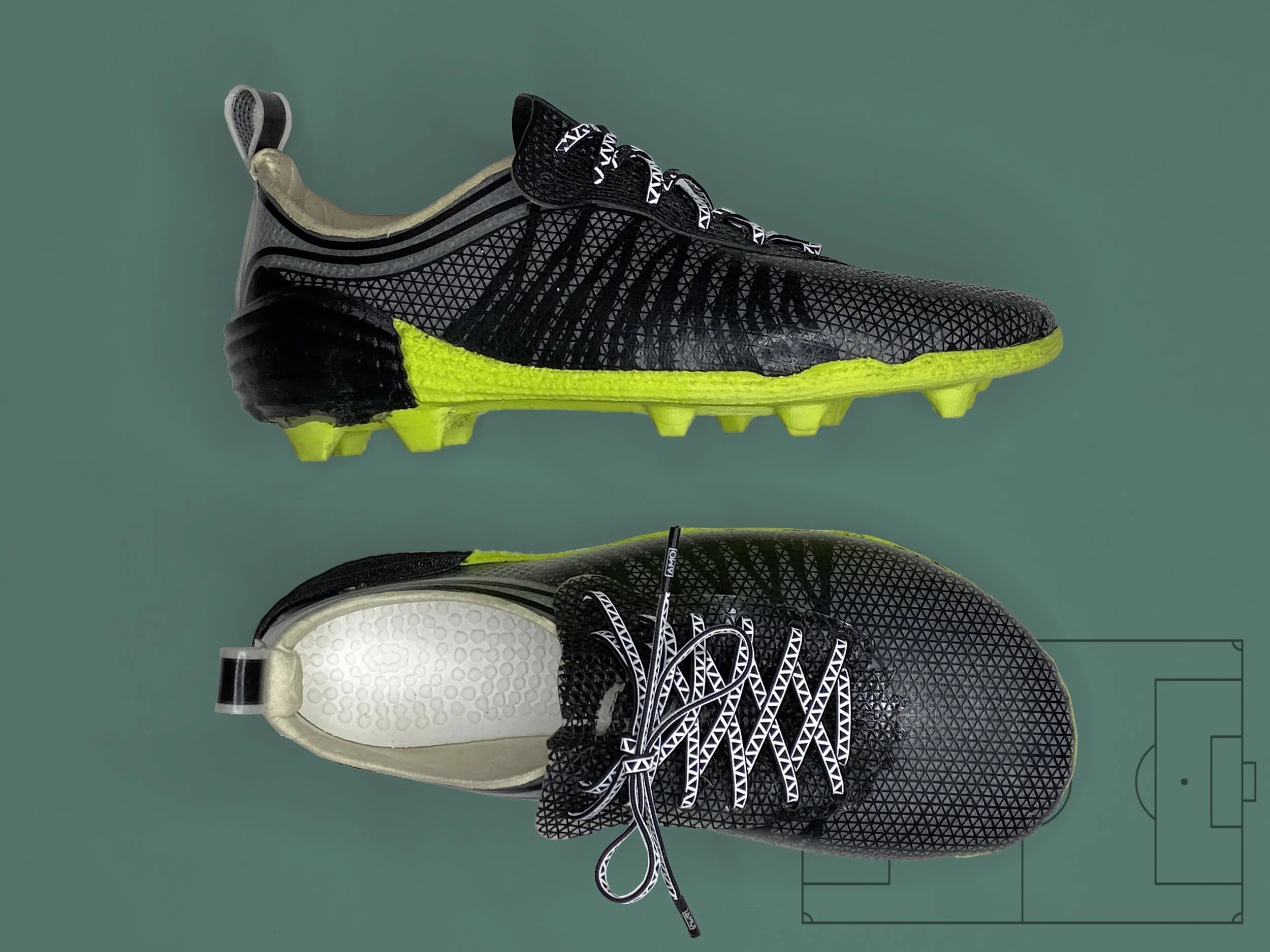 CODE Footwear - 3D Printed Cleats