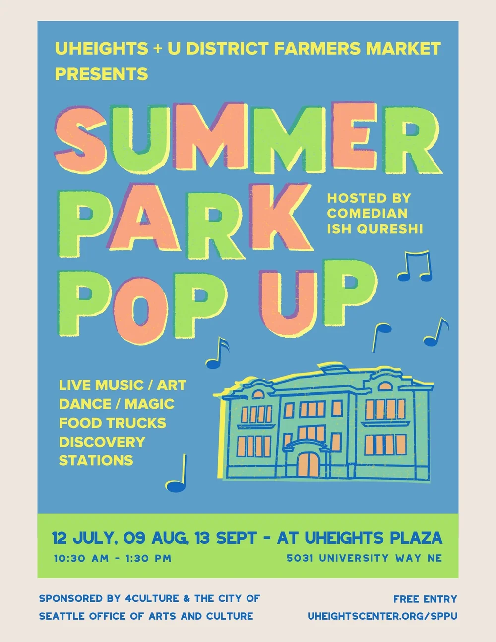 Summer Park Pop Up | Celebrate Arts, Join Us — UHeights