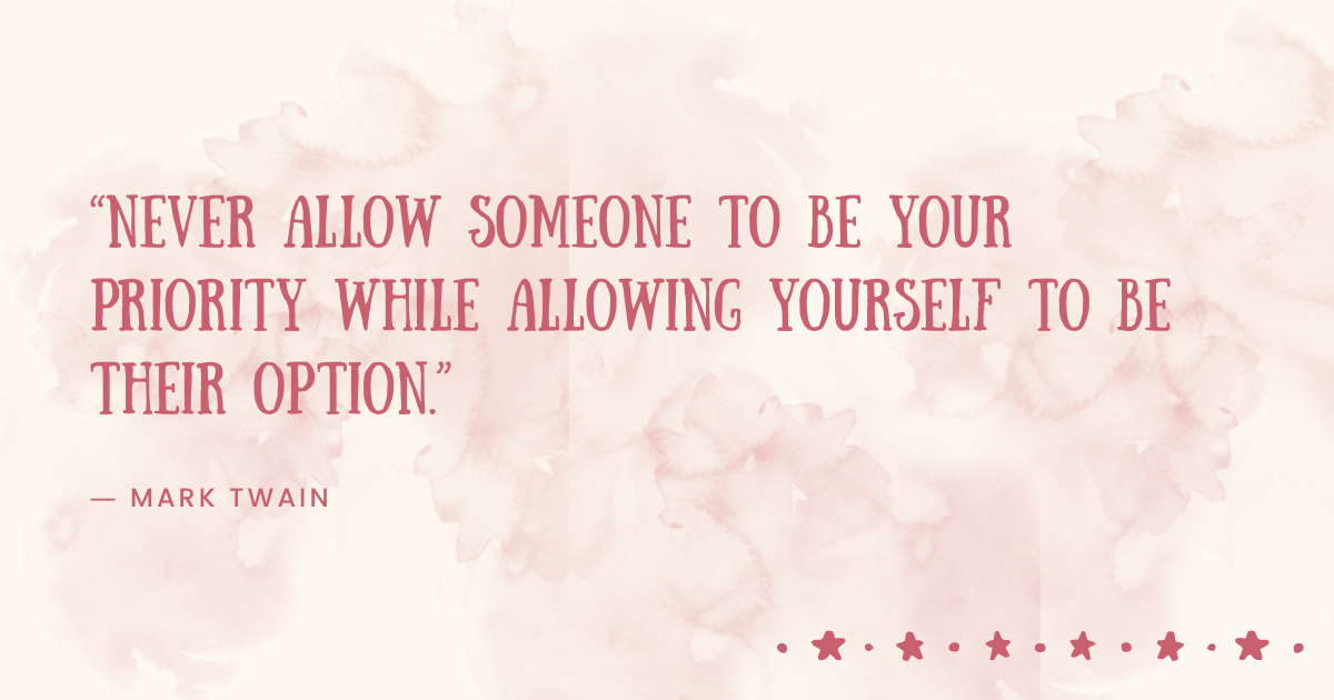 quotes about never being anyone's first choice