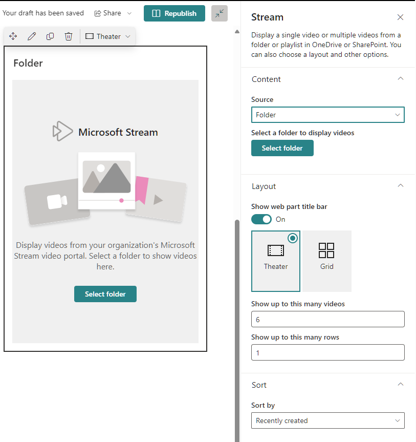 Workaround for SharePoint Online Stream web part indexing issue — Sari ...