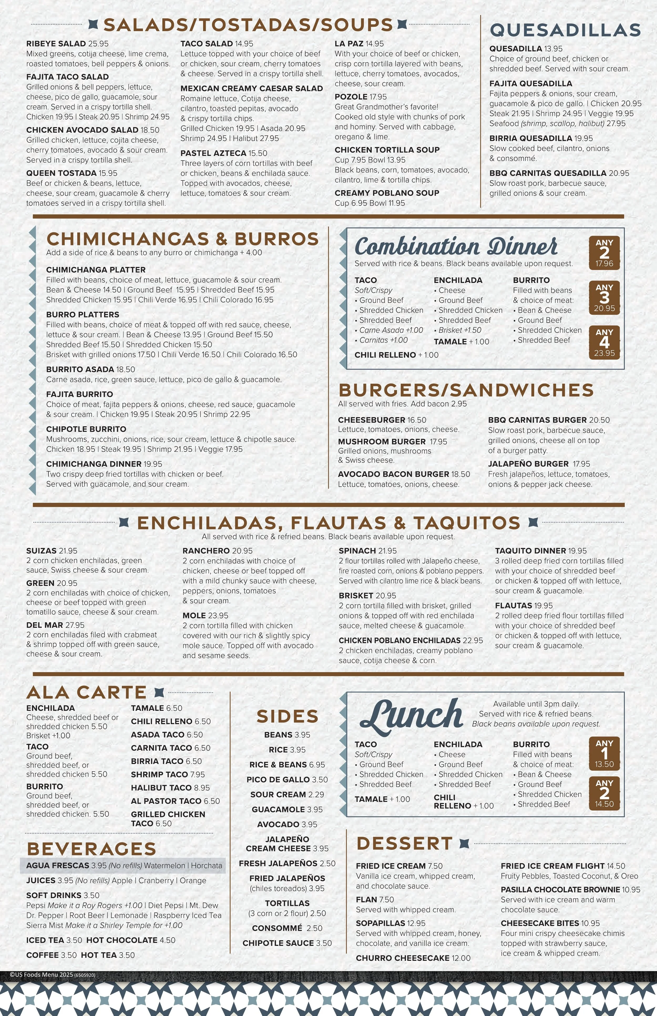Wasilla Menu — Chepo's