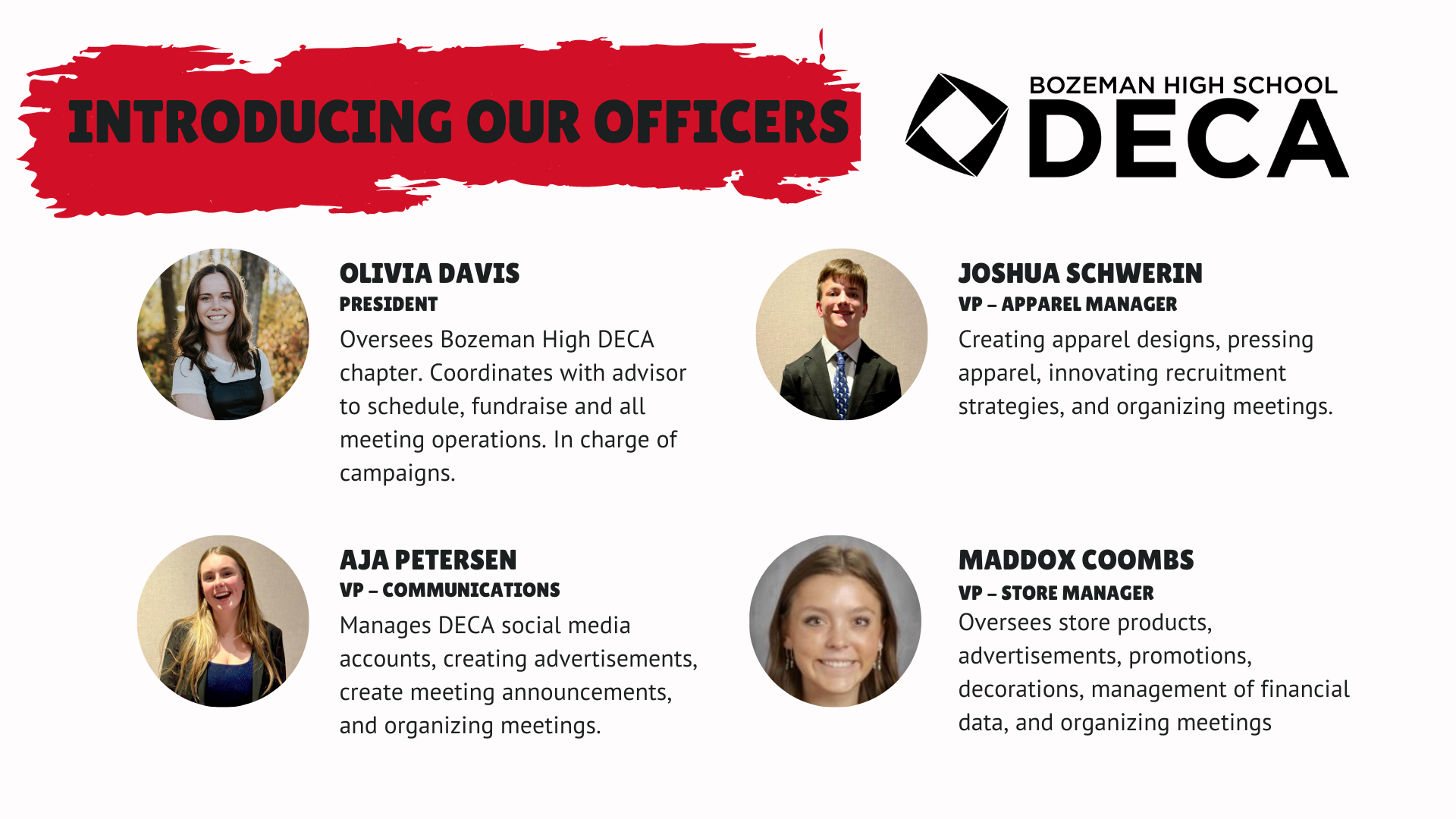 Leadership — Bozeman High DECA