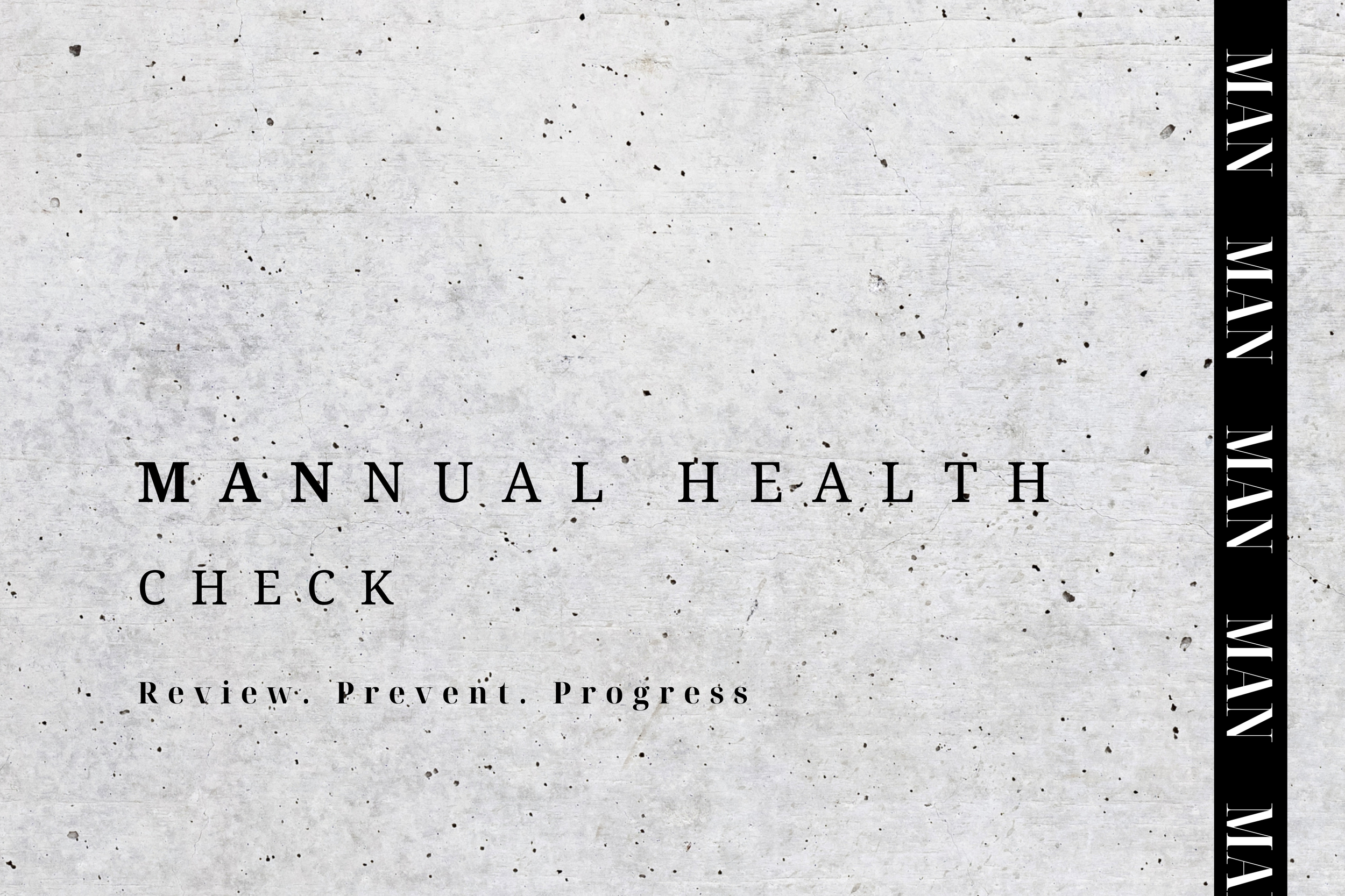 MANnual Health Check — MAN