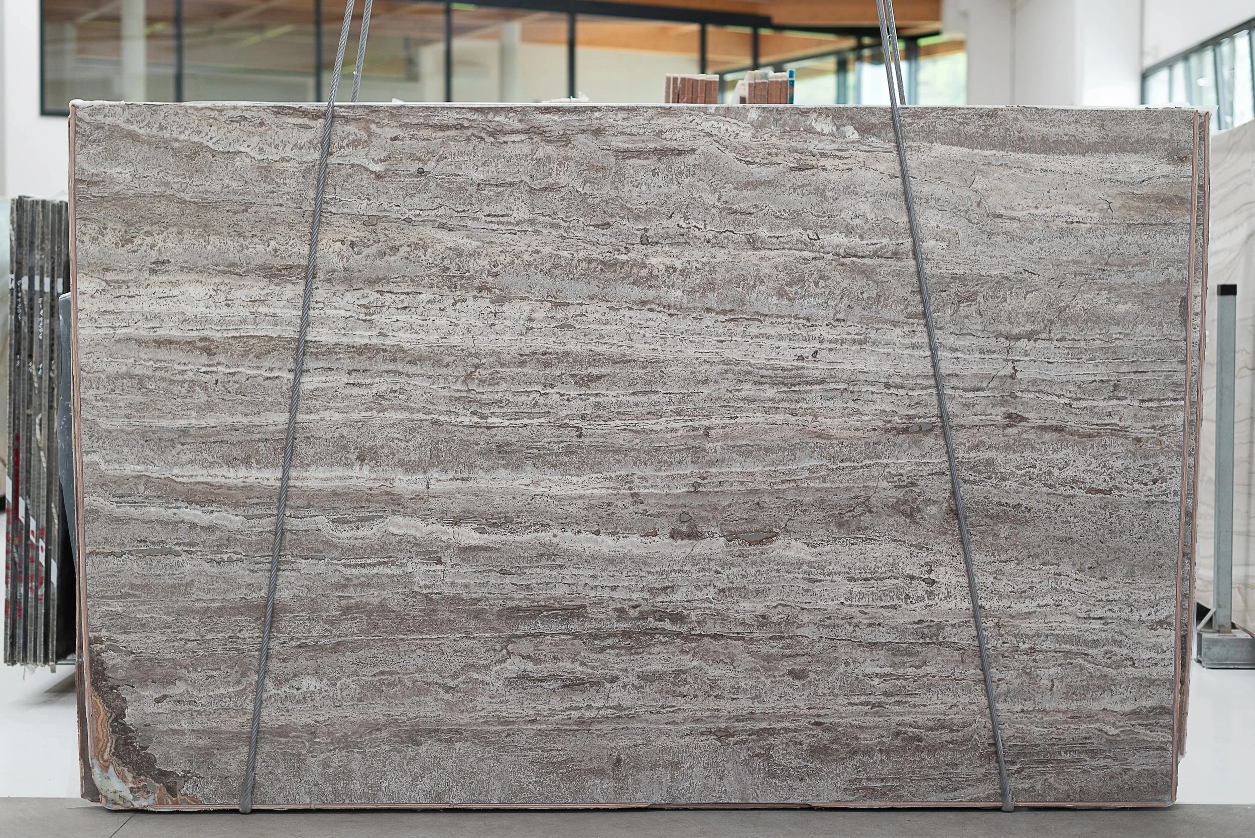 silver travertine italian natural stone — MCW Stone