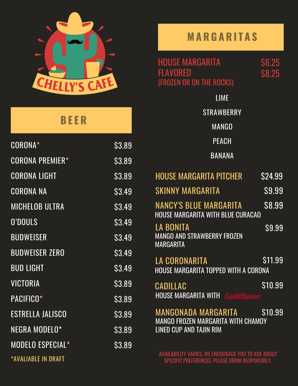 Bar — Chelly's Cafe