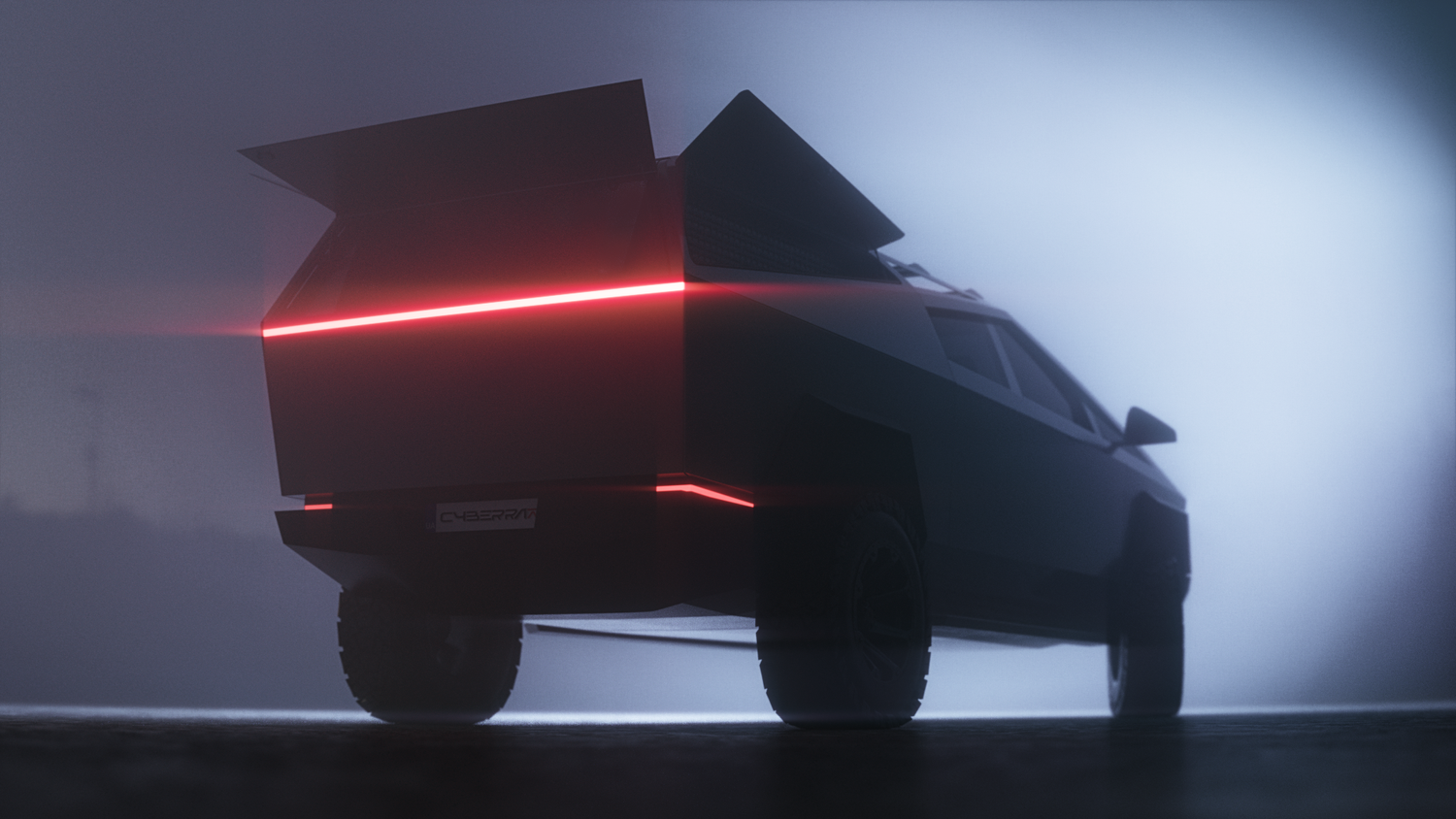 Cybertruck Roof Racks and Bed Enclosure Cap + Toolboxes and more