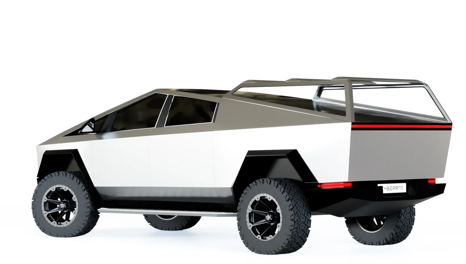 Cybertruck Bed-Over Roof Rack — CYBERRAK