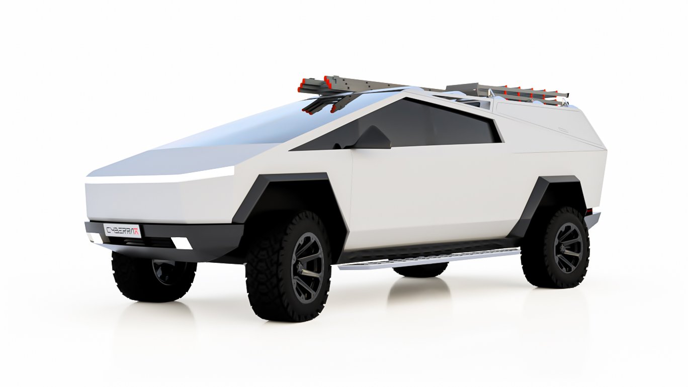 Cybertruck Full Roof Racks — CYBERRAK
