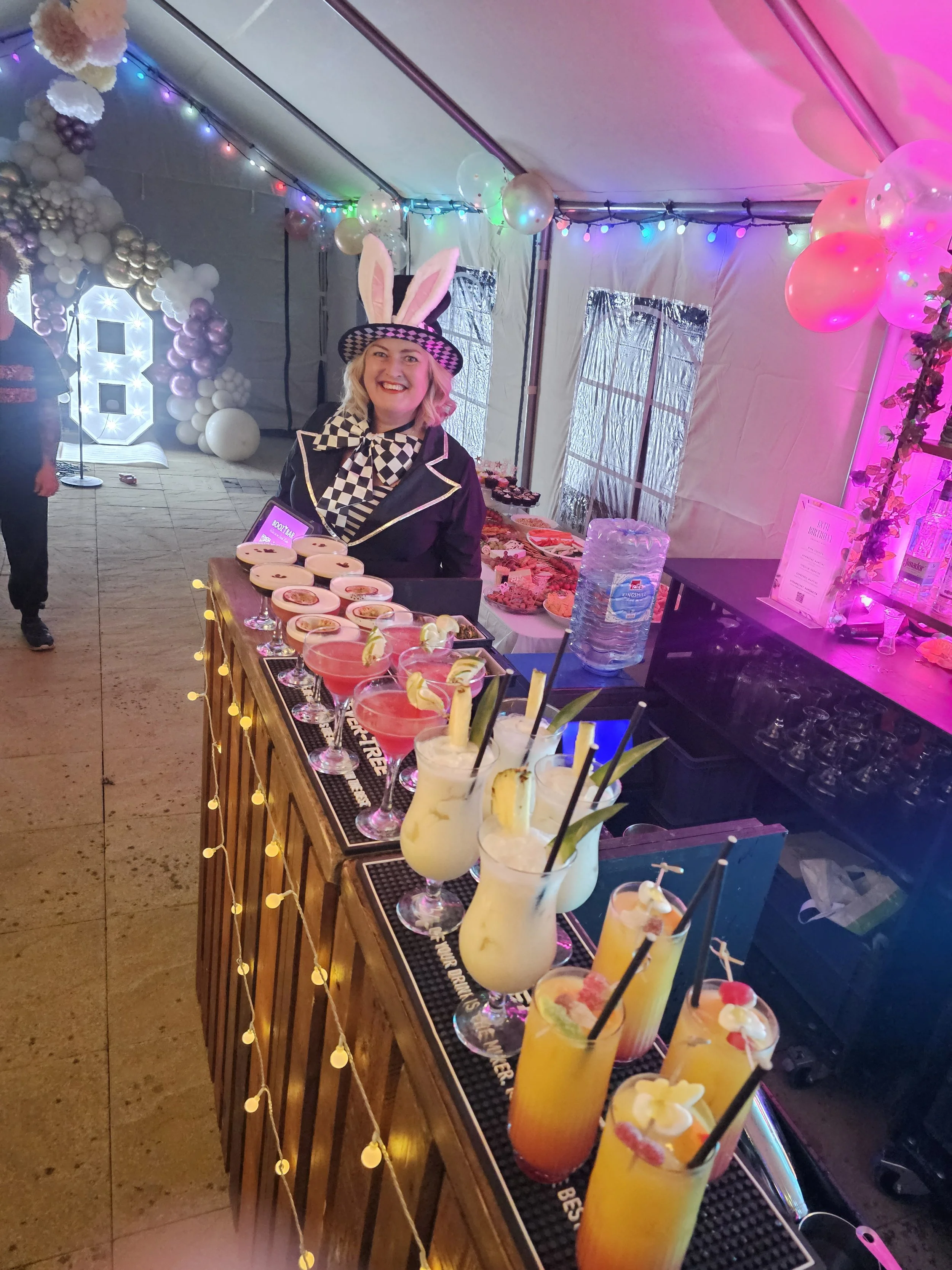 BOOZY BAR Mobile Bar Hire & Cocktail Masterclasses