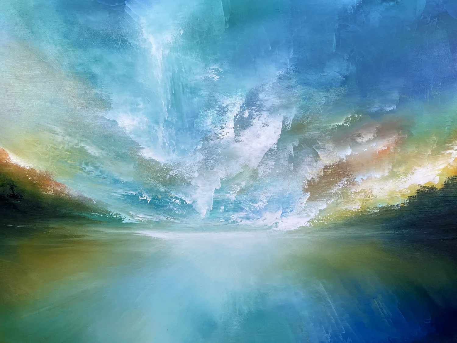 Abstract landscape oil paintings — Paul Kingsley Squire