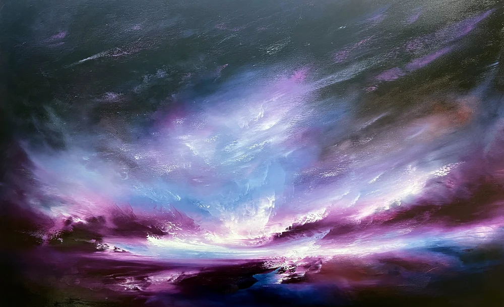 Abstract landscape oil paintings — Paul Kingsley Squire Art - London ...