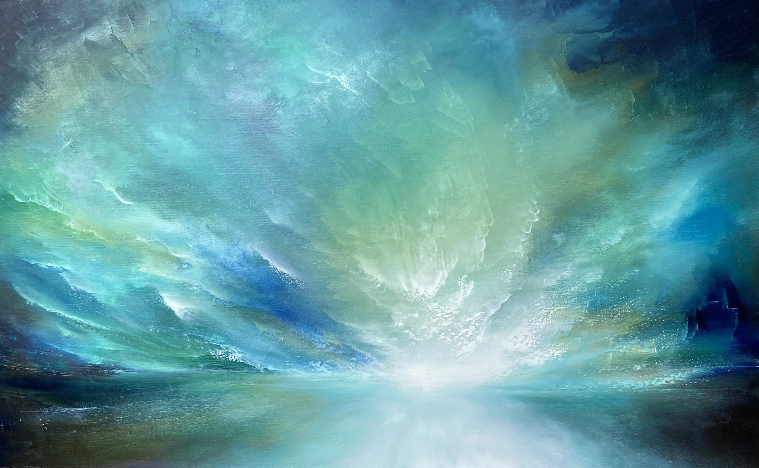 Abstract landscape oil paintings — Paul Kingsley Squire Art - London ...