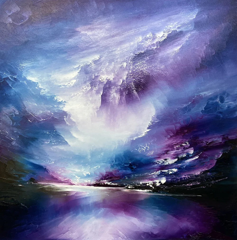 Abstract landscape oil paintings — Paul Kingsley Squire Art - London ...