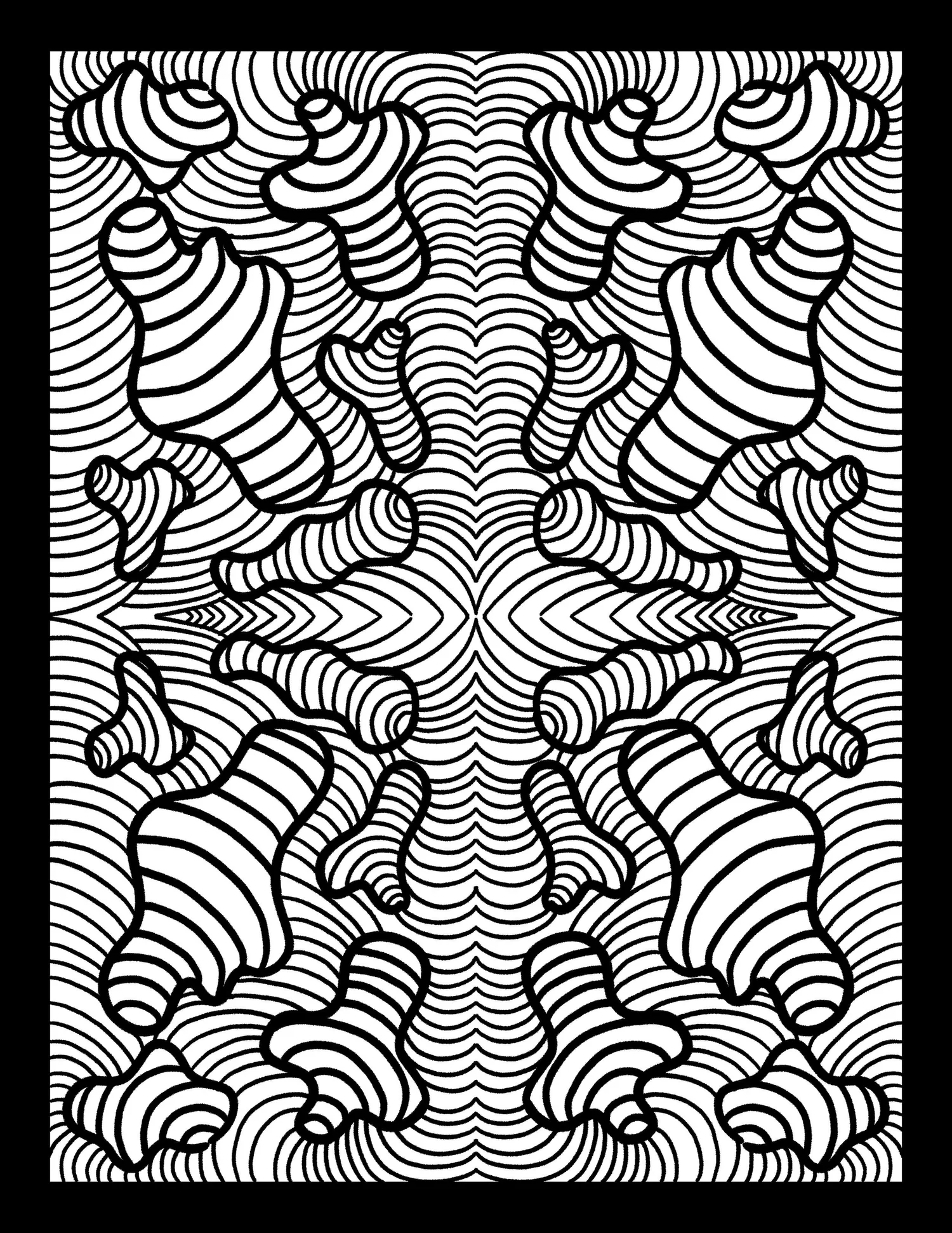 PDF Printable Coloring Page — Art Girl Shay