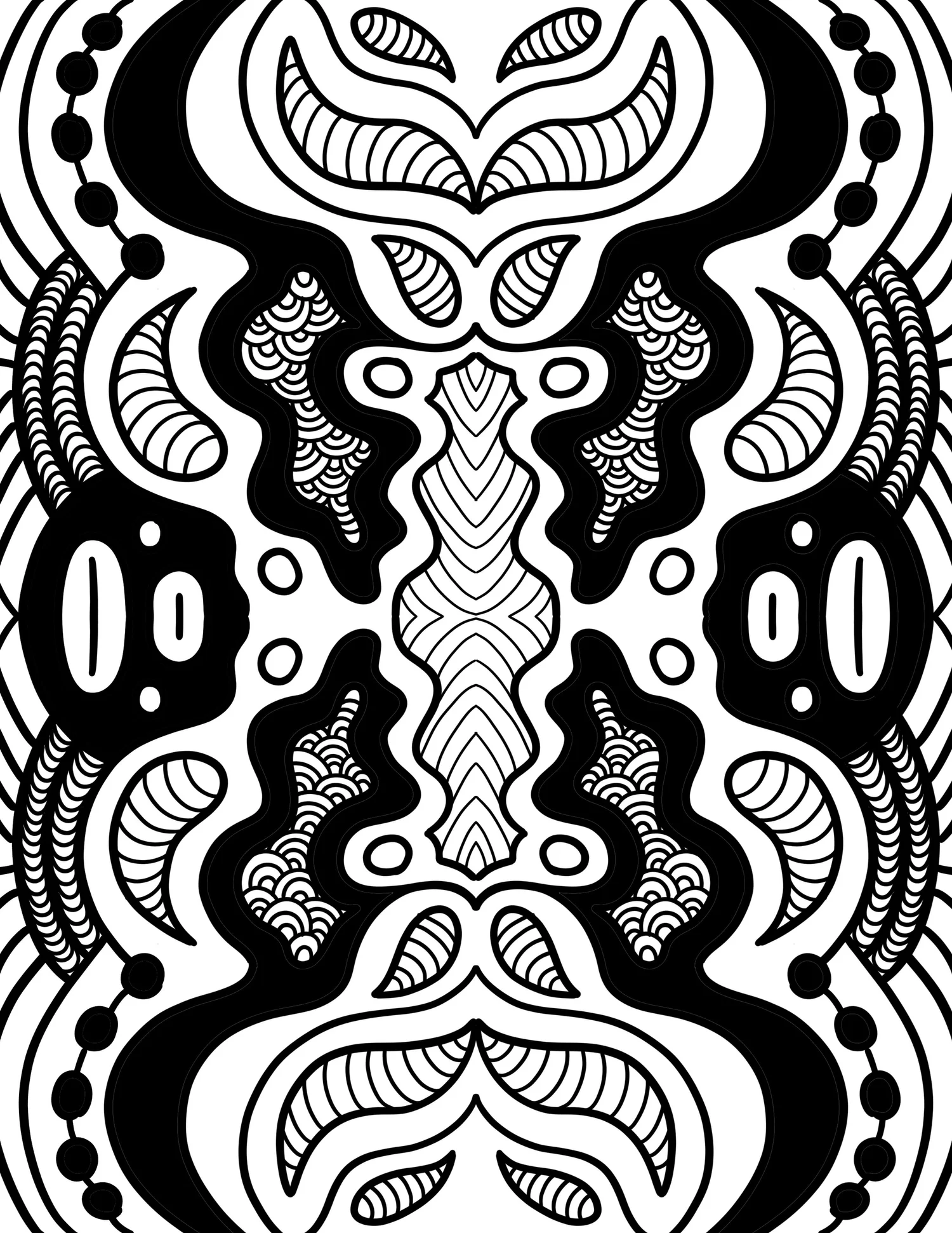 PDF Printable Coloring Page — Art Girl Shay