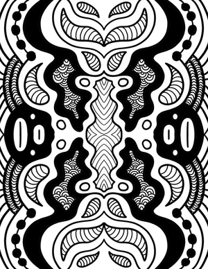 PDF Printable Coloring Page — Art Girl Shay