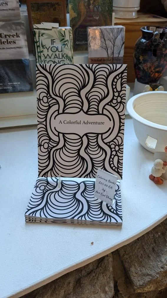 PDF Printable Coloring Page — Art Girl Shay