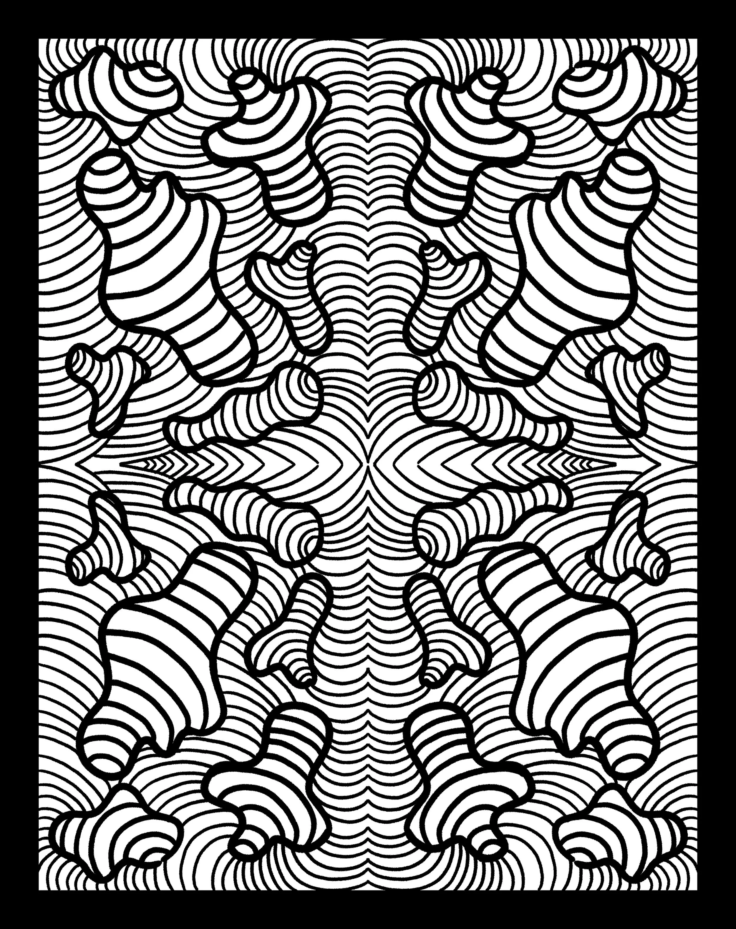 PDF Printable Coloring Page — Art Girl Shay