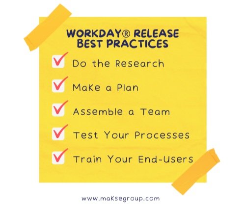 Workday® Release Best Practices — Makse Group