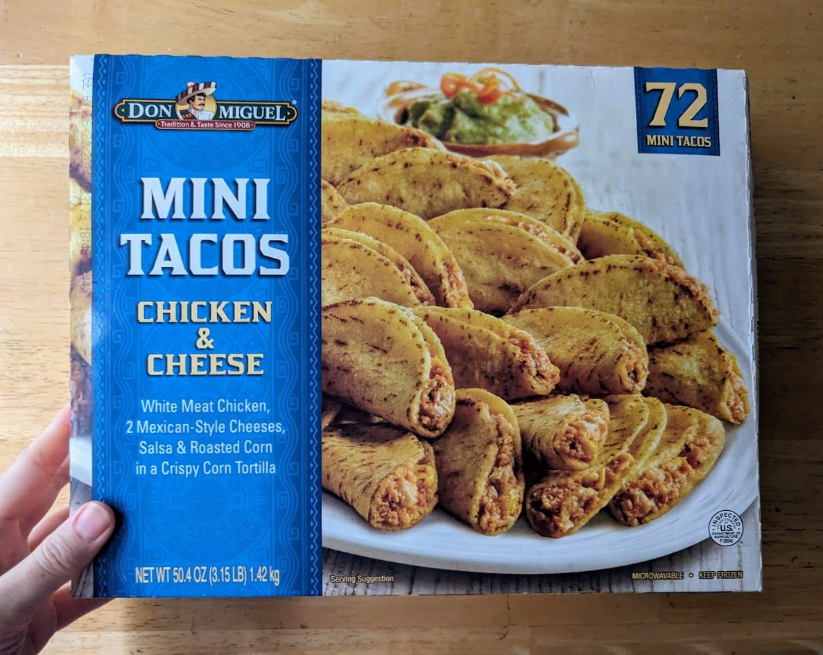 Don Miguel Mini Tacos Review | Ingredients | Price | Nutrition Facts ...