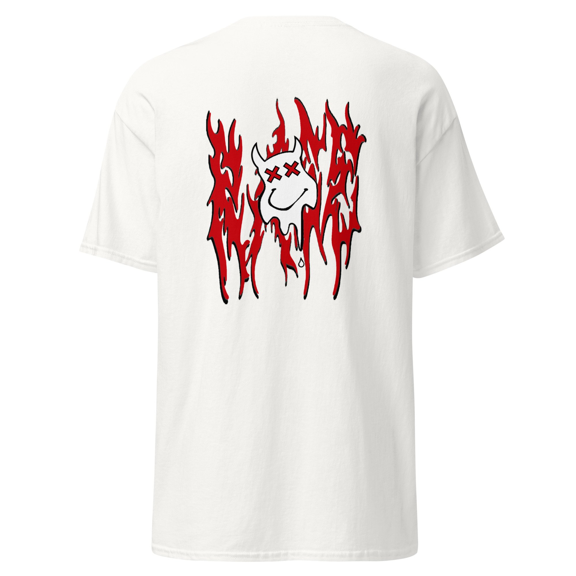 Rage X Man Tee (White/Red) — 𝕽𝖆𝖌𝖊 𝕭𝖗𝖆𝖓𝖉 𝕮𝖑𝖔𝖙𝖍𝖎𝖓𝖌