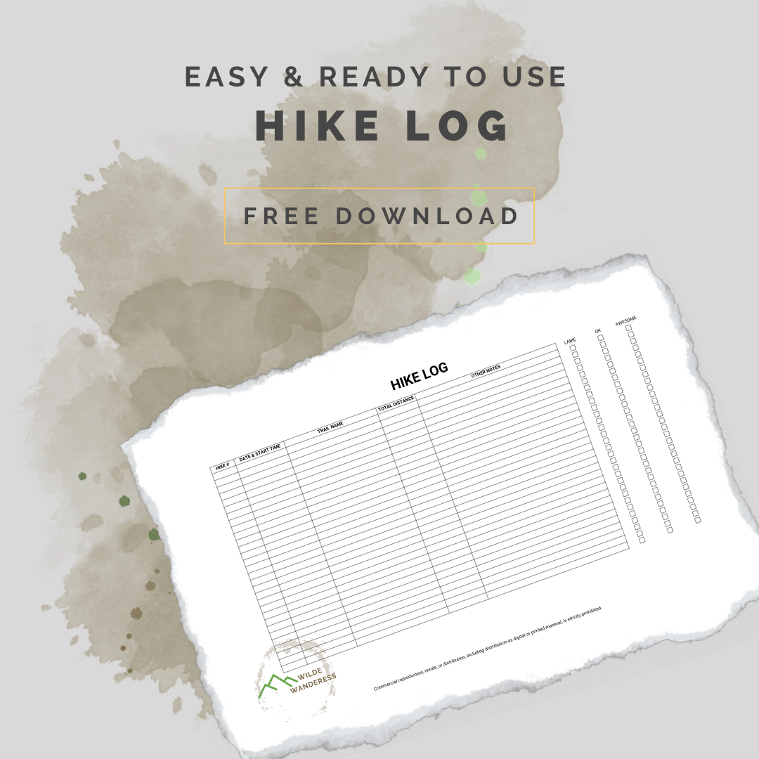 FREE Hike Log (Printable PDF) — Wilde Wanderess