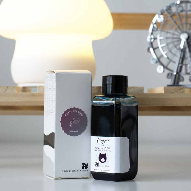 Troublemaker Inks - Abalone — Fountain Pen Ink Swatches, Writing Sample ...