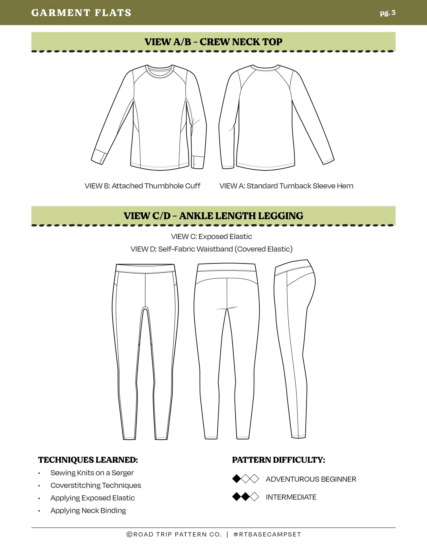 Sewing Patterns for the Outdoor Enthusiast — Road Trip Pattern Co.