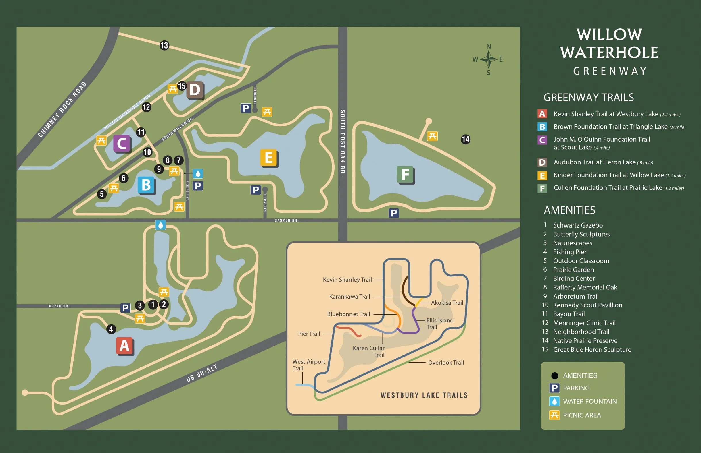 Lakes and Trails — Willow Waterhole