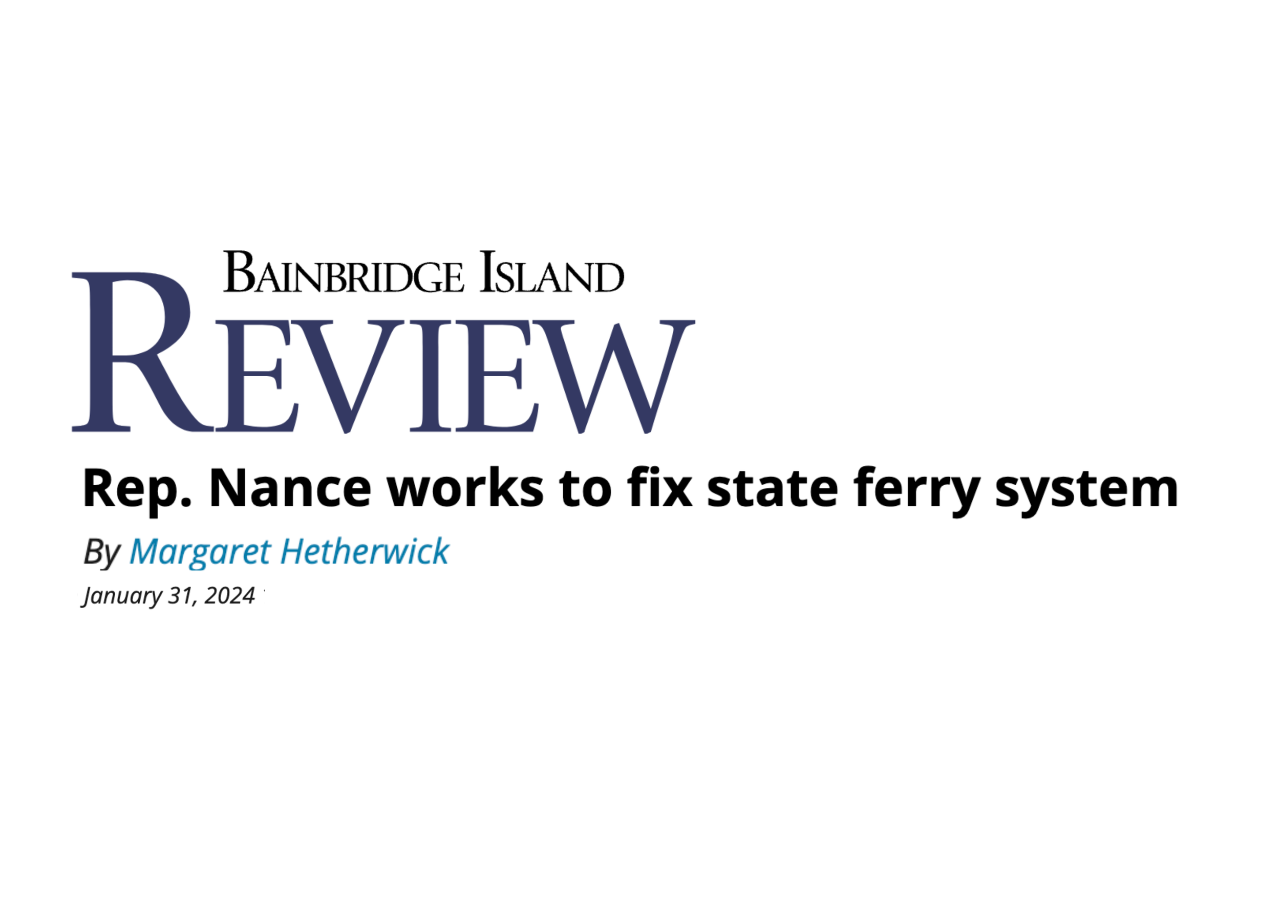 Priorities — Elect Greg Nance for WA State Rep