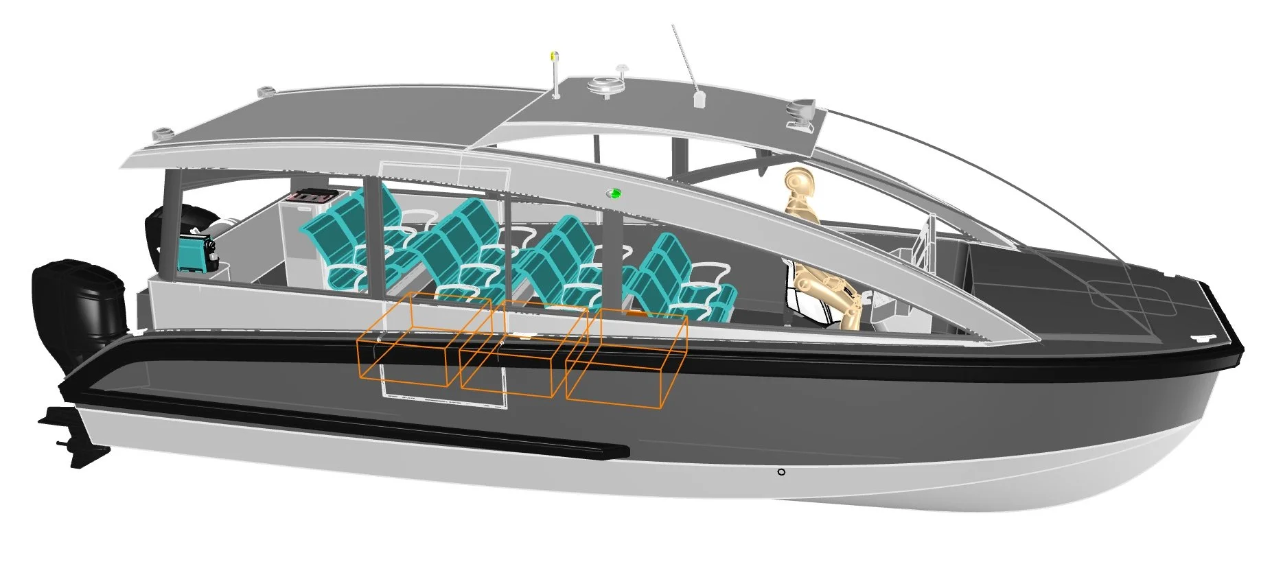 electric catamarans — Jutson Marine Design