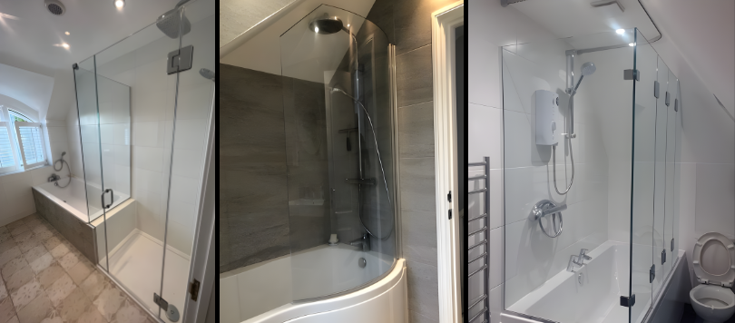 360 GSS | Over Bath Shower Enclosures & Screens | Trusted Made To Measure Glass Specialists ...