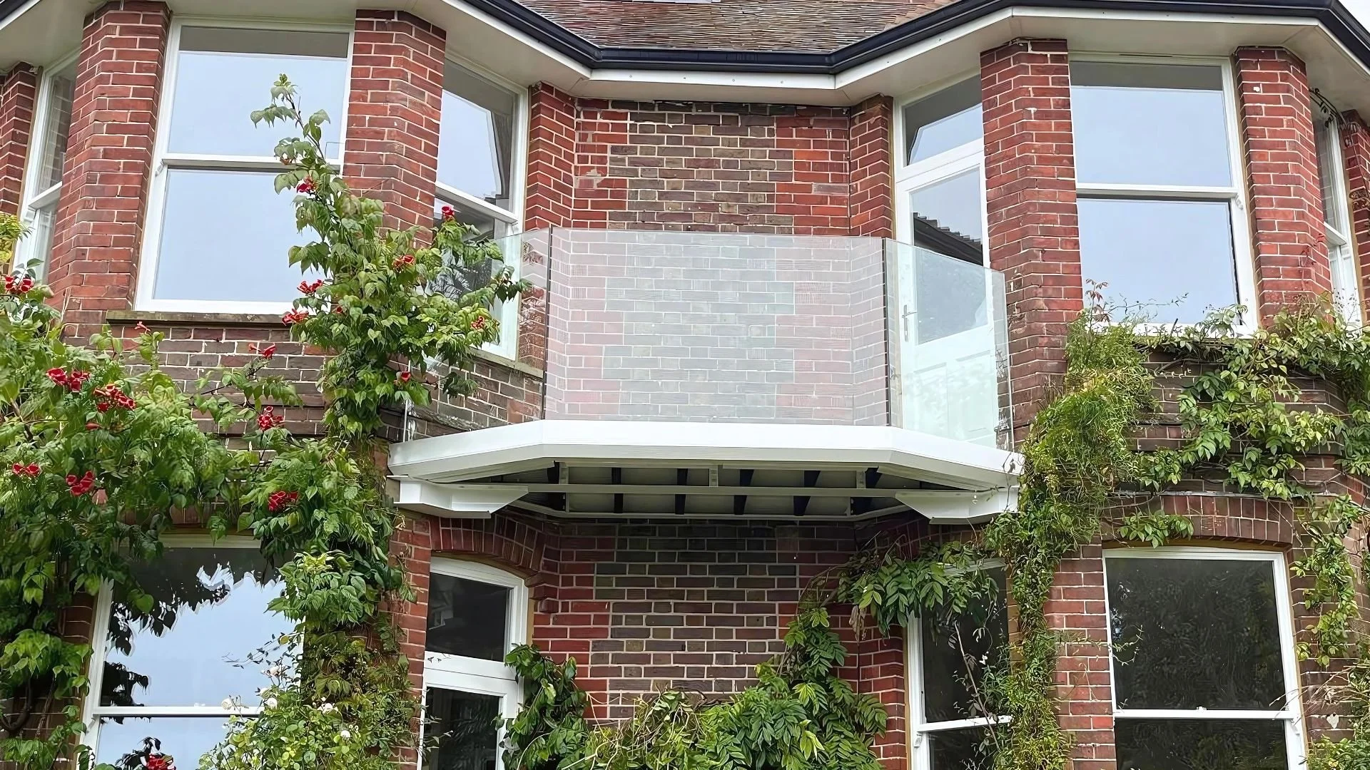 Cantilevered Balcony Replacement at Edwardian Home in Surrey | Custom ...