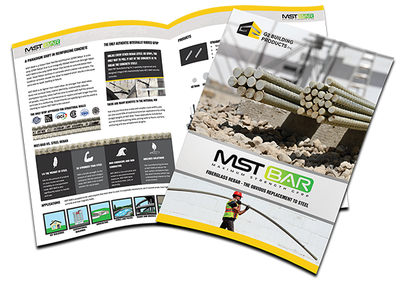 MST-Bar Flatwork Fiberglass Rebar — G2 Building Products