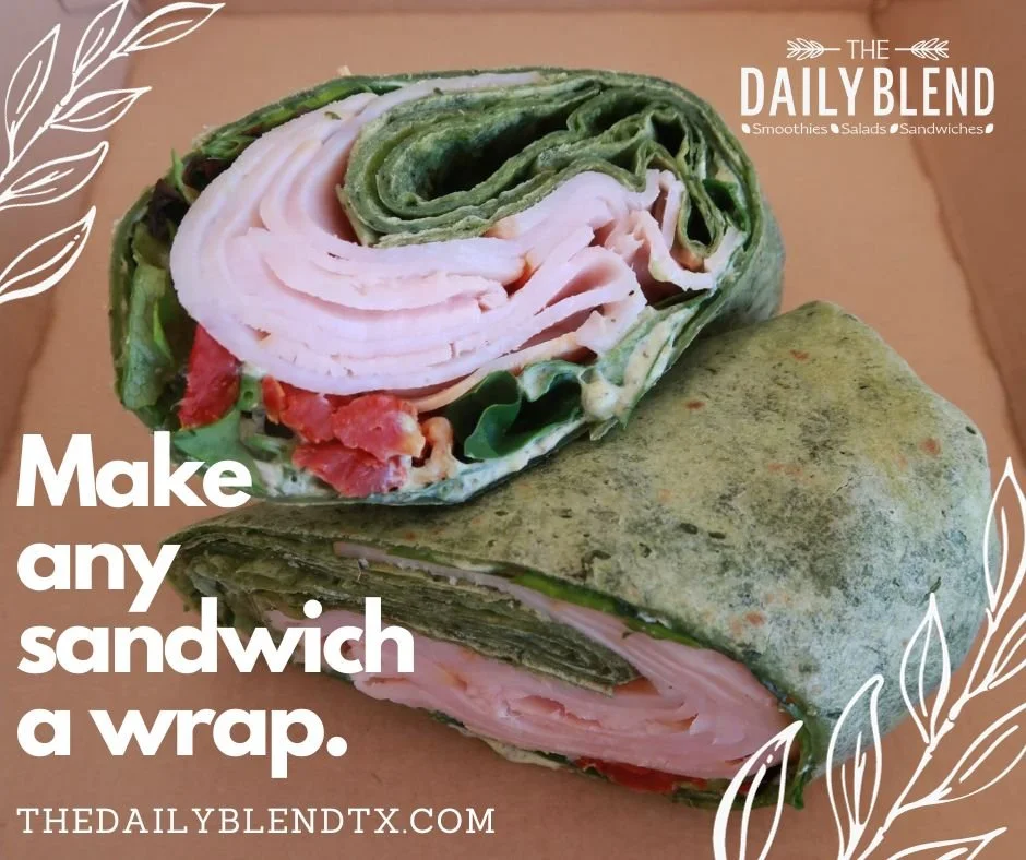 | THE DAILY BLEND | Sandwiches - Smoothies - Salads