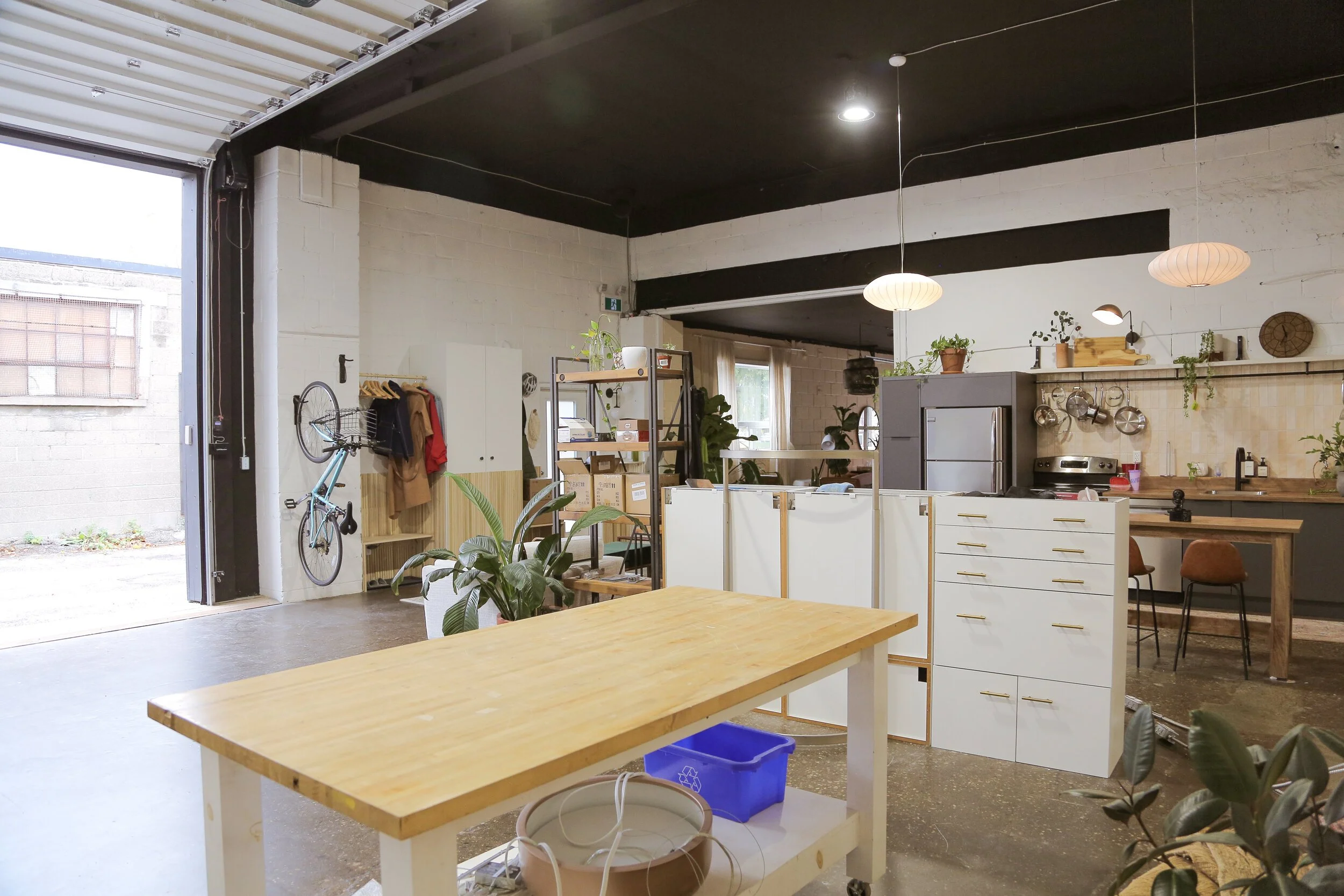 We Built a DIY Wall Divider for Our Studio Makeover - Loft Vibes — The ...