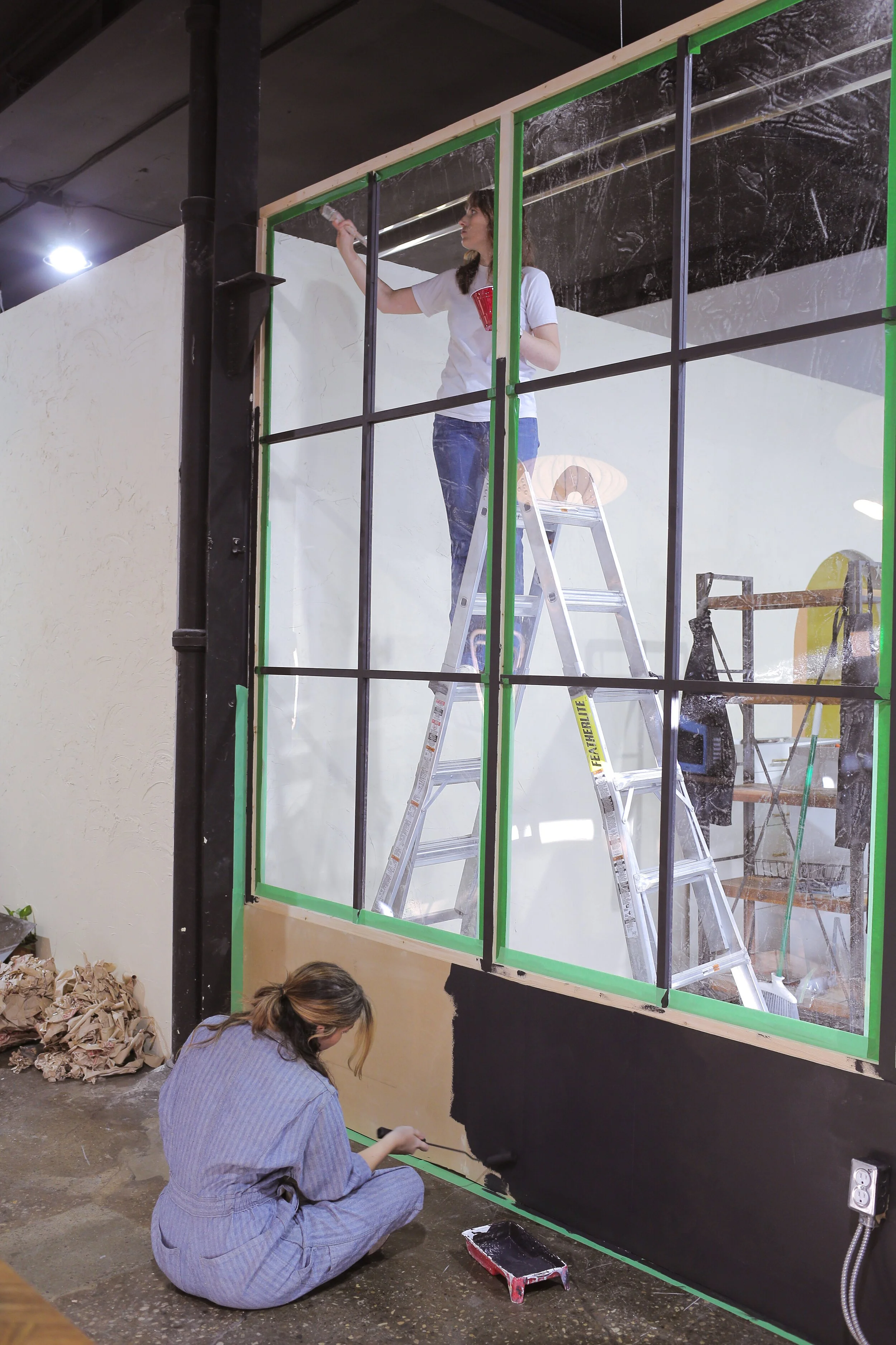 We Built a DIY Wall Divider for Our Studio Makeover - Loft Vibes — The ...