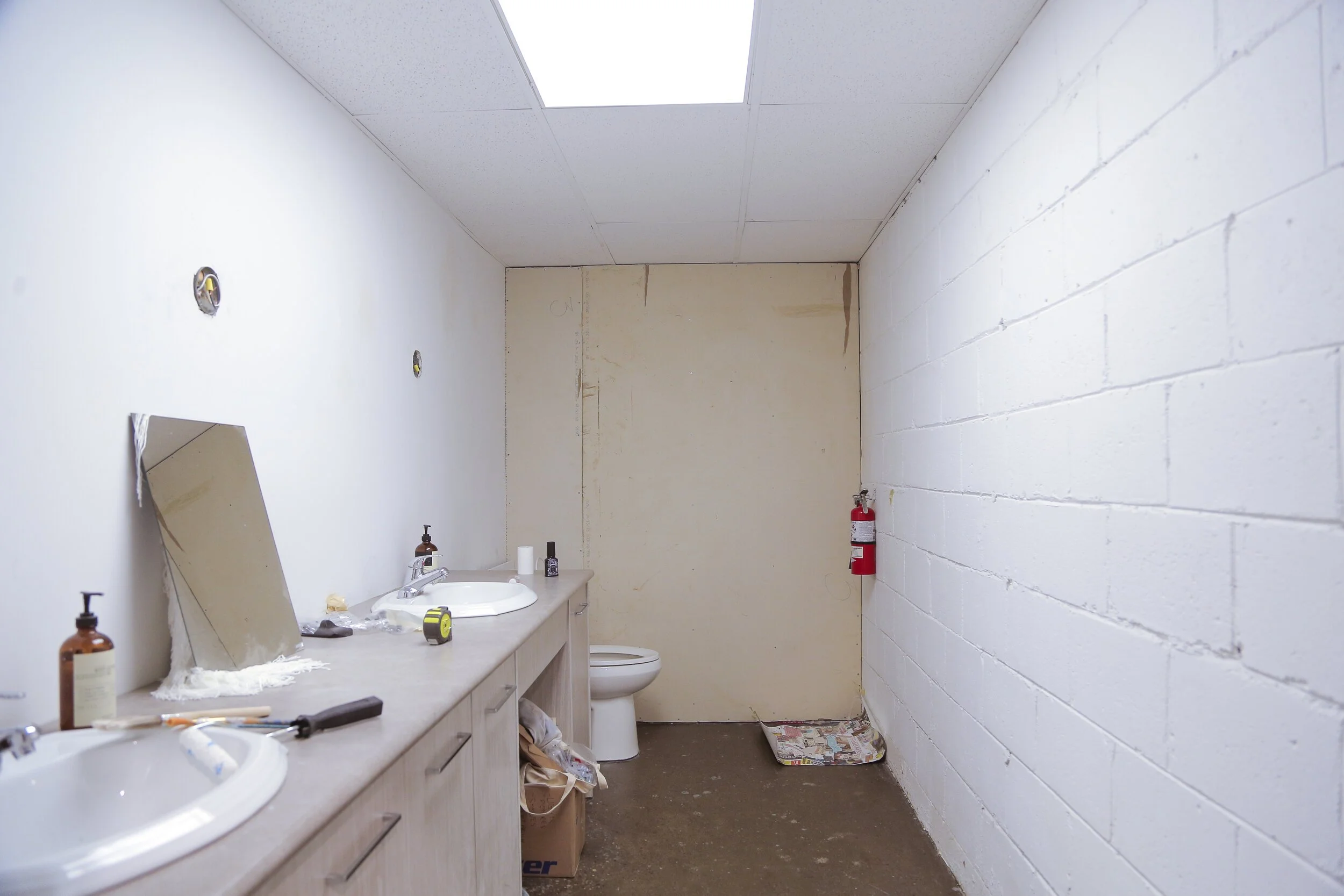 Dark and Moody Bathroom Makeover - Loft Vibes — The Sorry Girls