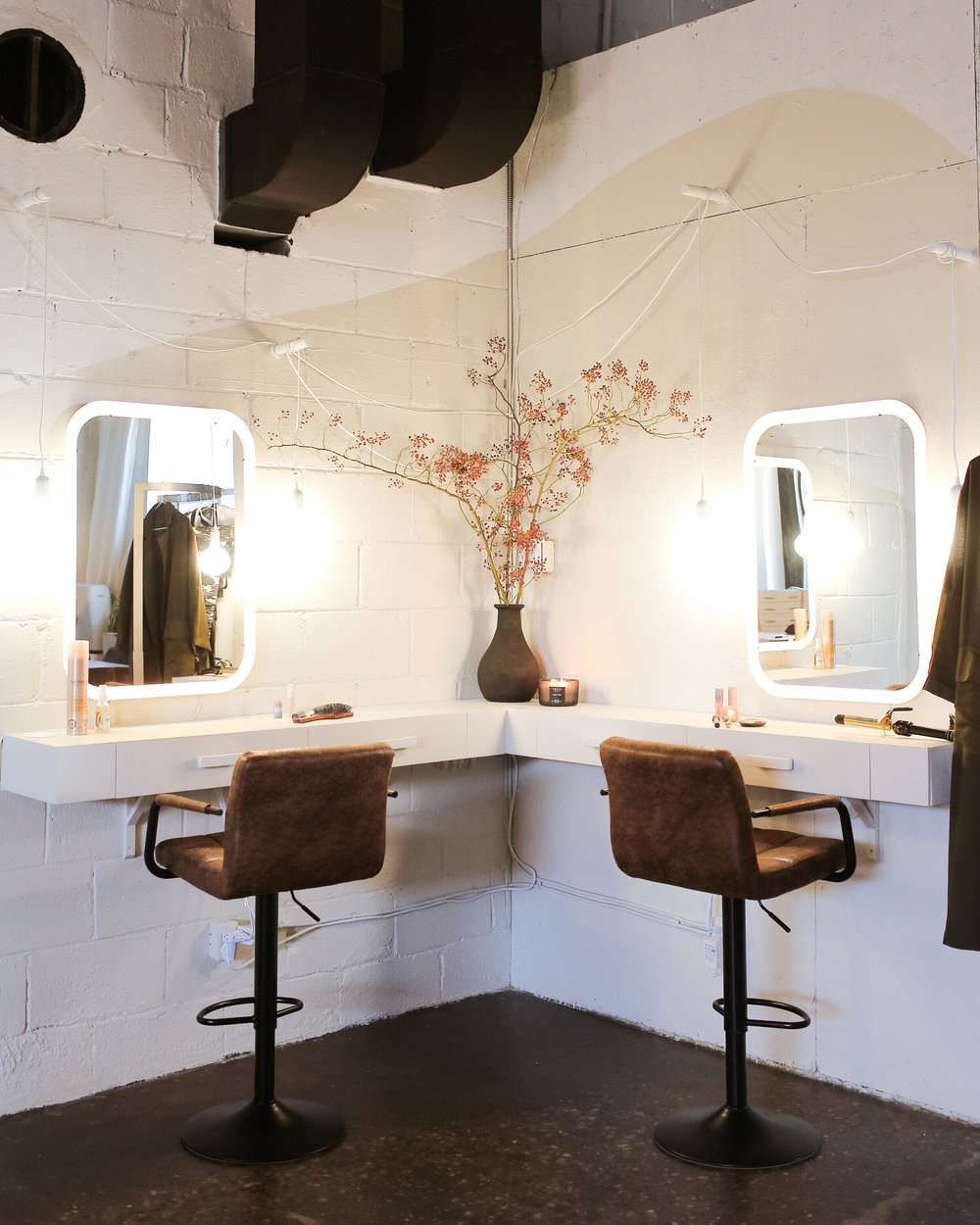 DIY Bright Custom Vanity Makeover - Loft Vibes! — The Sorry Girls