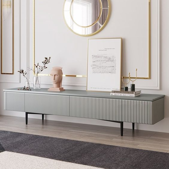 DIY Modern Slatted Wood Sideboard Upcycle — The Sorry Girls