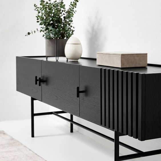 DIY Modern Slatted Wood Sideboard Upcycle — The Sorry Girls