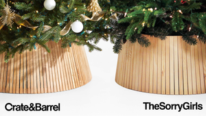 Making an Expensive Crate & Barrel Tree Collar on a Budget — The Sorry ...