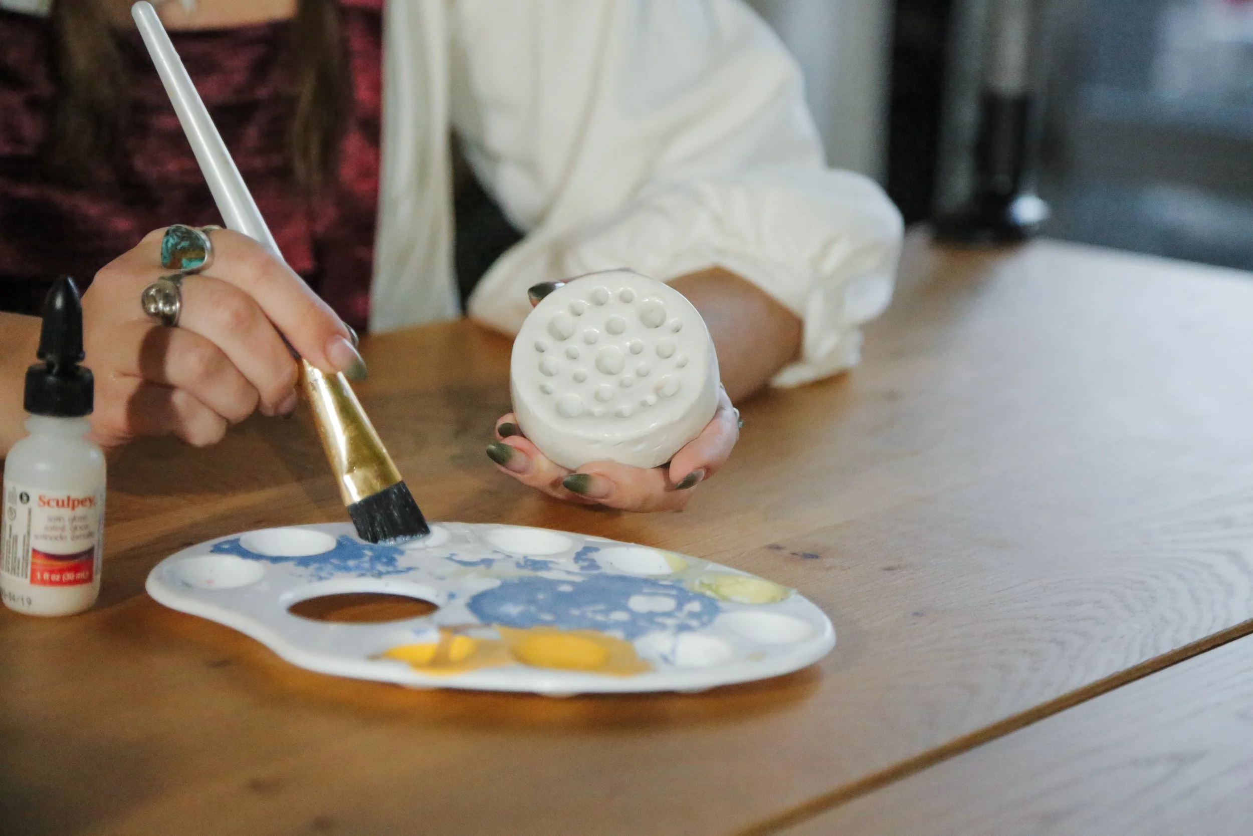 DIY Flower Frog using Polymer Clay (easy and budget friendly christmas ...