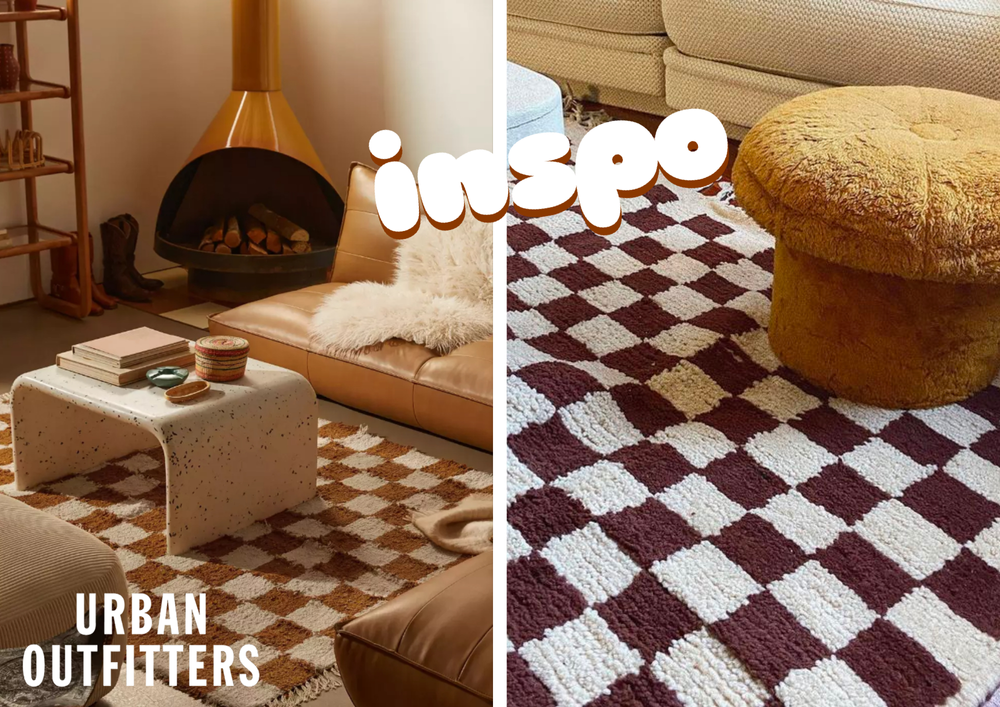 Checkered Rug DIY — The Sorry Girls