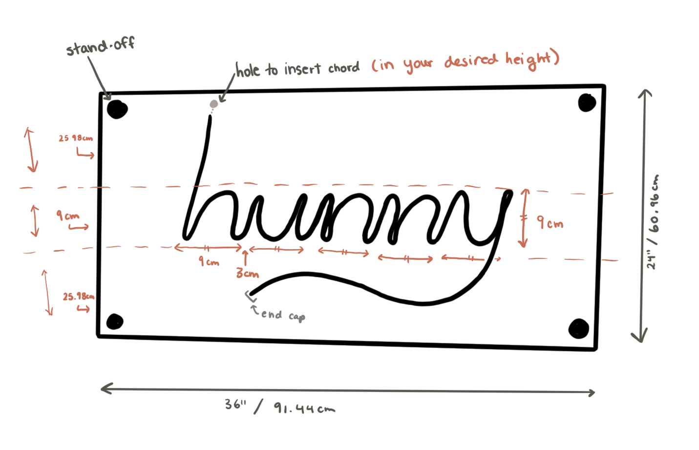 DIY Neon Sign — The Sorry Girls